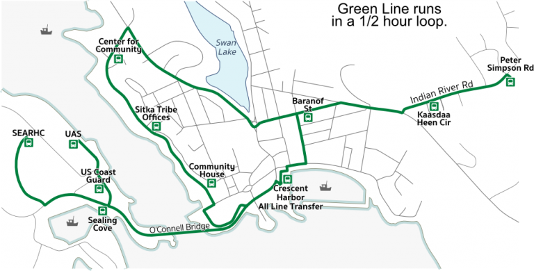 Schedule and route maps – RIDE Sitka